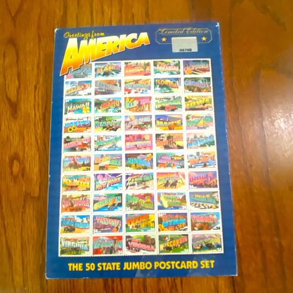 Office | Nwt 5 State Jumbo Postcard Set Limited Edition | Poshmark